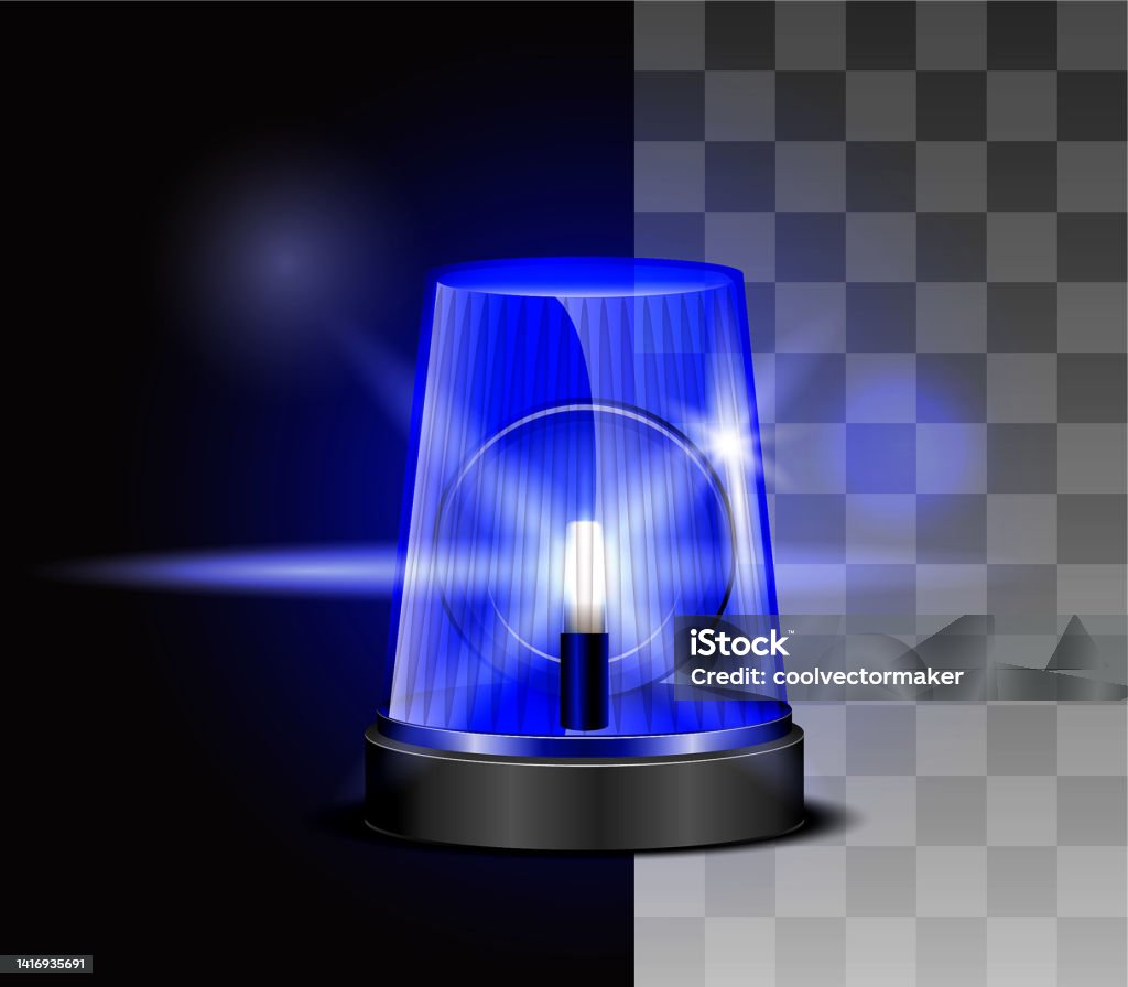 Set Of Realistic Flashing Police Siren Or Ambulance Red Blue Flashing ... Set Of Realistic Flashing Police Siren Or Ambulance Red Blue Flashing ...