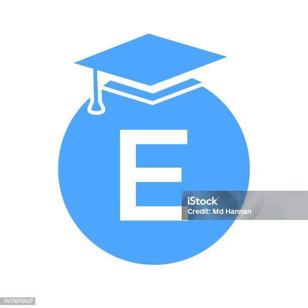 Modèle De Logo De Lettre E Éducation Concept De Logotype Déducation