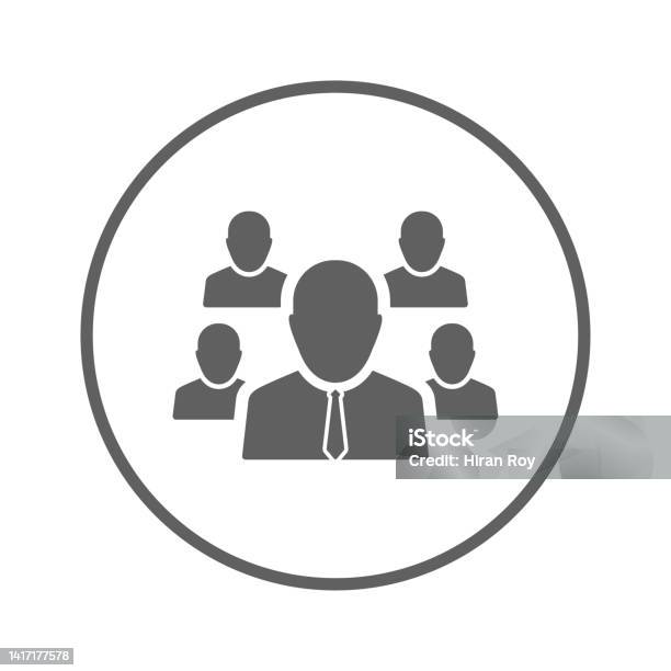 Hiérarchie Icône De Team Building Graphiques Vectoriels Gris Vecteurs