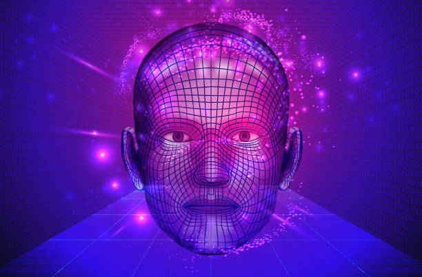 350 3d Illustration Of Binary Digital Code Abstract Background