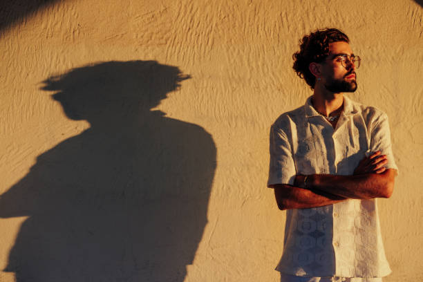 Free Stock Photo of Man Standing in Shadows of Wall | Download Free ...