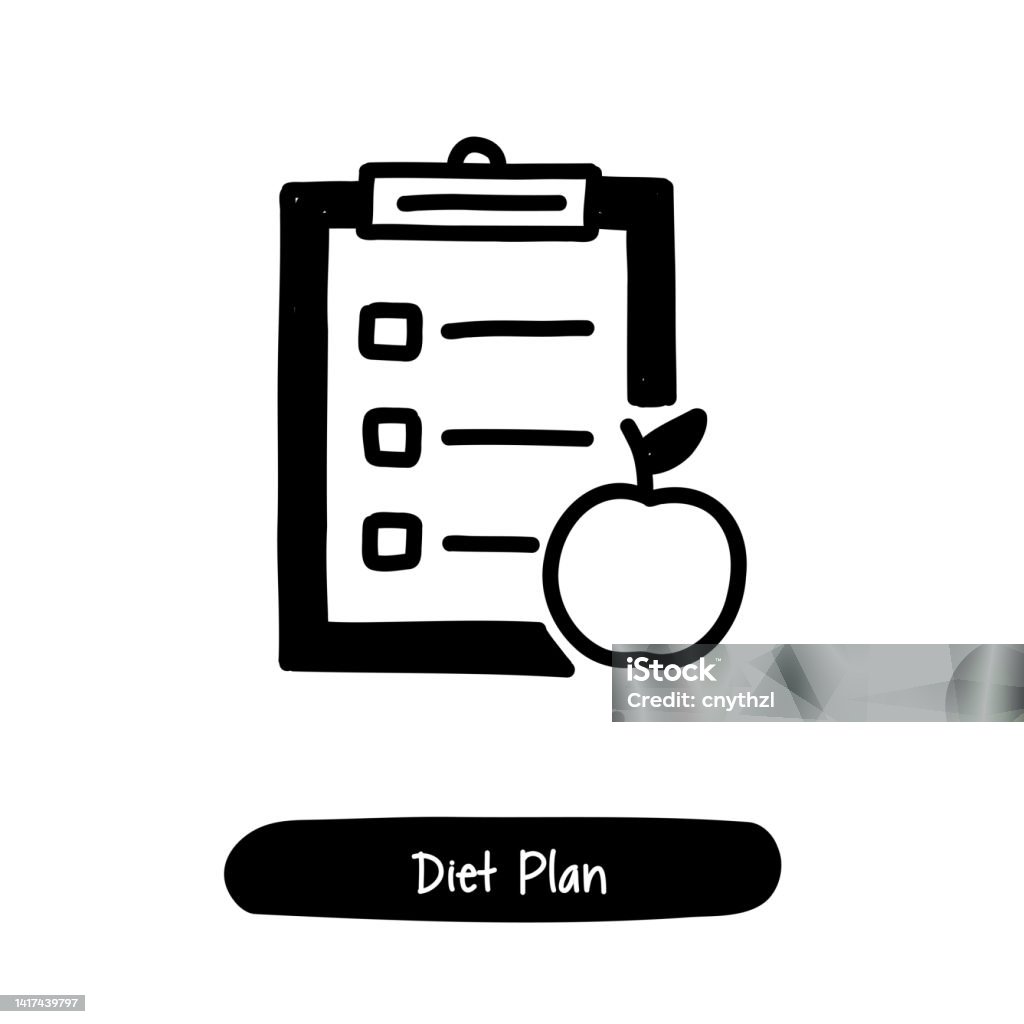 Icône De Plan De Régime Symbole Dillustration Vectorielle De Style