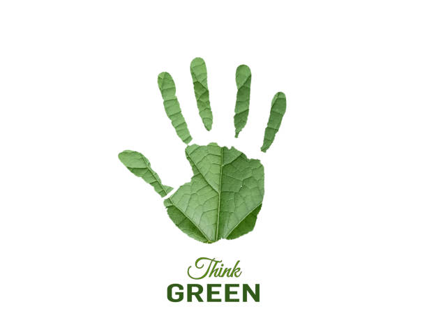 Green Handprint