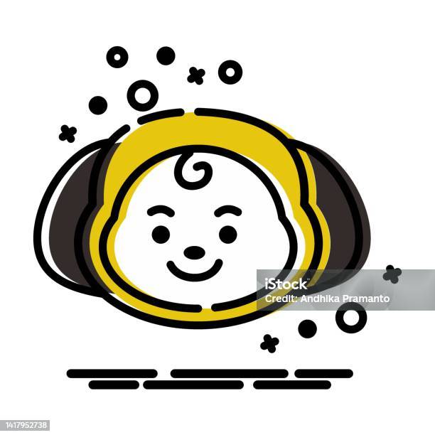 Ikon Karakter Chimmy Kartun Wajah Yang Lucu Cocok Untuk Wallpaper ... Ikon Karakter Chimmy Kartun Wajah Yang Lucu Cocok Untuk Wallpaper ...
