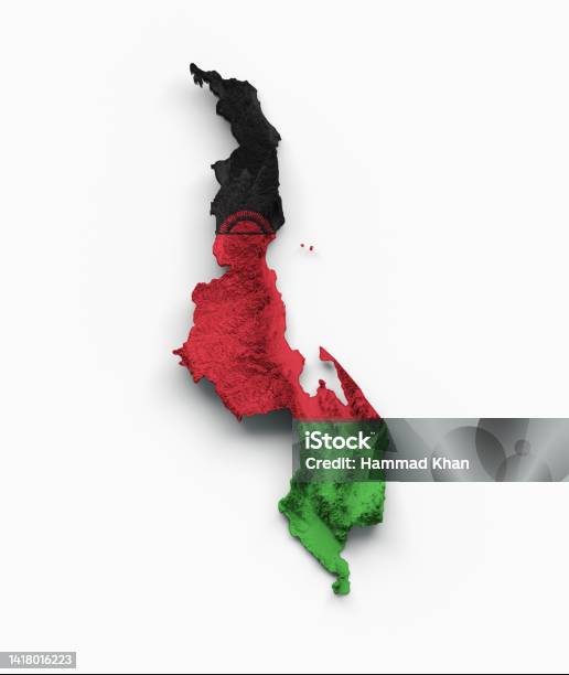 Bendera Peta Malawi Relief Berbayang Peta Warna Tinggi Peta Pada ... Bendera Peta Malawi Relief Berbayang Peta Warna Tinggi Peta Pada ...