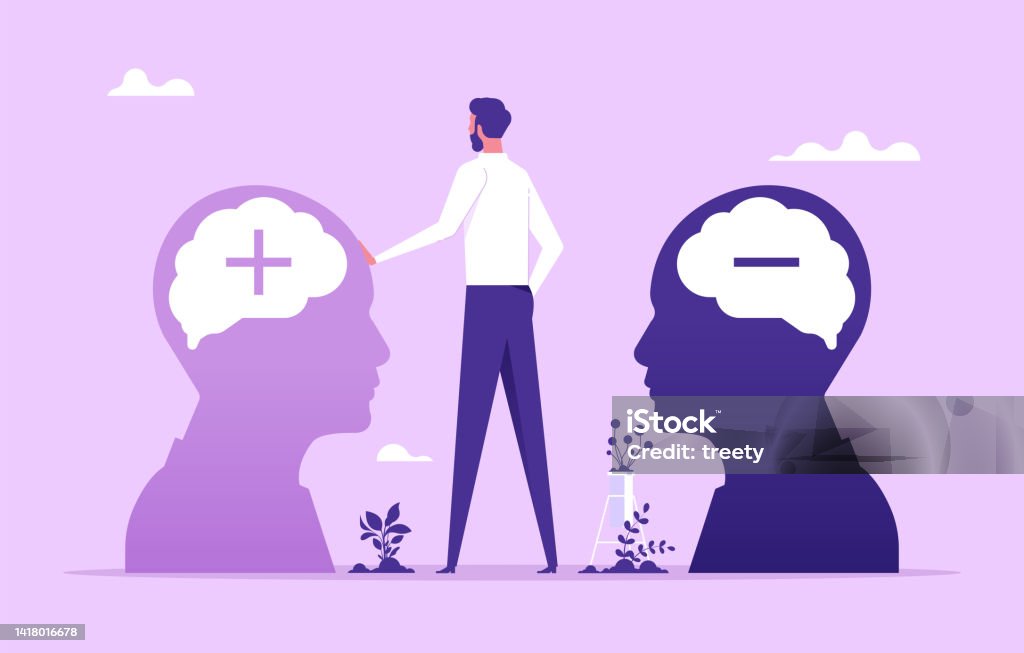Ilustración De Ilustración Vectorial Del Concepto De Pensamiento