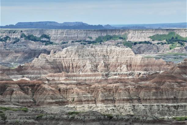 Free Stock Photo of A Panoramic View of the Badlands in the Badlands ...