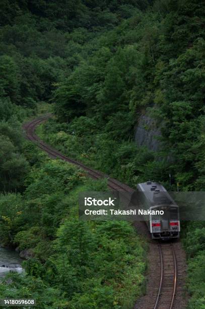 Kiha 54 Special Rapid Train Kitami Running On Sshaped Curve Stock Photo ... Kiha 54 Special Rapid Train Kitami Running On Sshaped Curve Stock Photo ...
