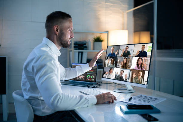 Free Stock Photo of Videoconference Call - Online Meeting - Video ...