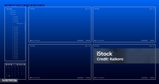 Cctv Camera User Interface Surveillance 005 Stock Illustration ... Cctv Camera User Interface Surveillance 005 Stock Illustration ...