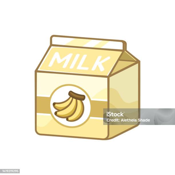 Elemen Clipart Karton Susu Pisang Kecil Desain Ilustrasi Vektor Datar ... Elemen Clipart Karton Susu Pisang Kecil Desain Ilustrasi Vektor Datar ...