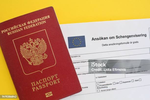 Formulir Aplikasi Visa Schengen Dalam Bahasa Swedia Dan Paspor Dengan ... Formulir Aplikasi Visa Schengen Dalam Bahasa Swedia Dan Paspor Dengan ...