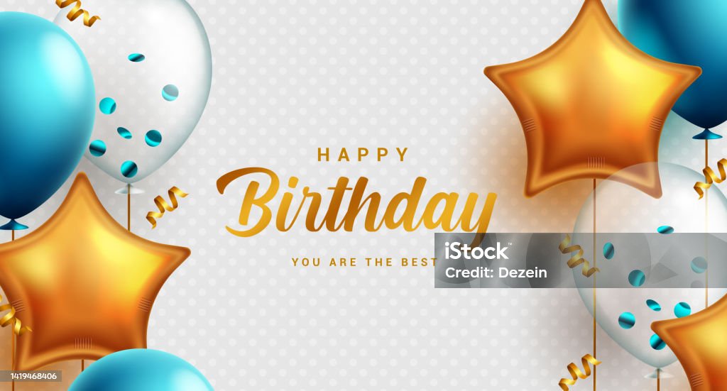Joyeux Anniversaire Texte Vectoriel Conception Darrièreplan Salutation