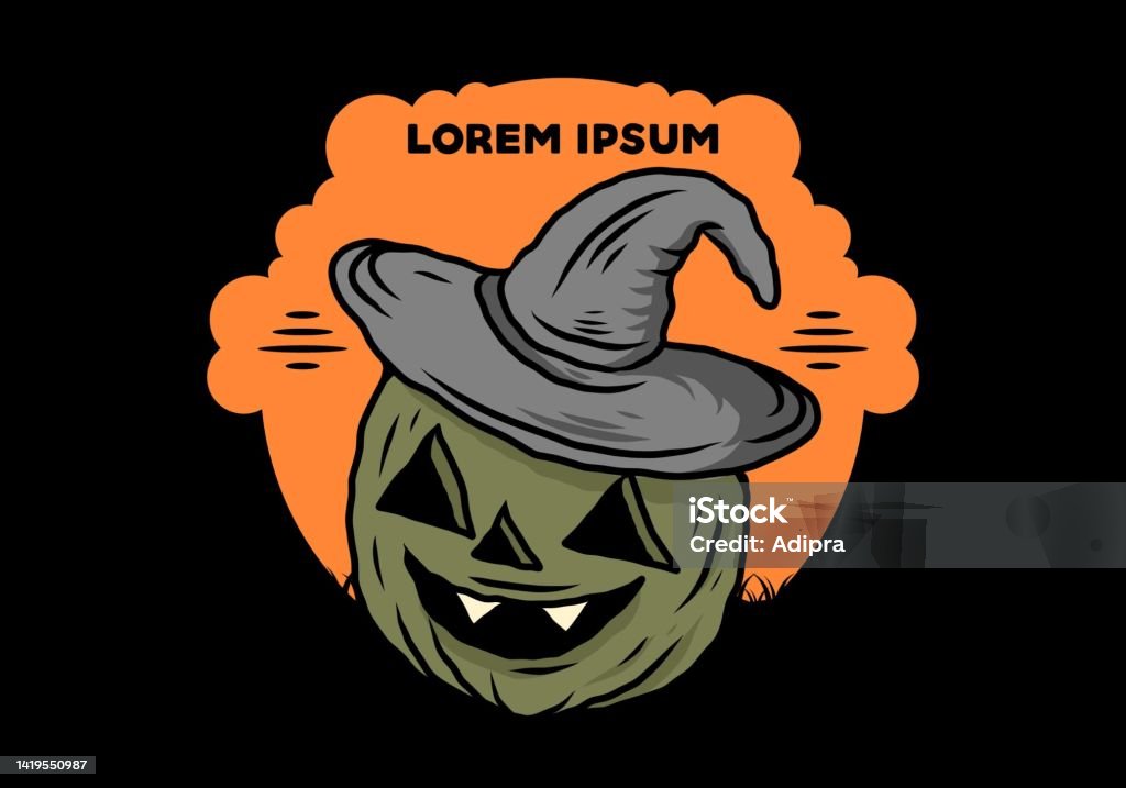 Scary Halloween Stuff Illustration Design Stock Illustration Download
