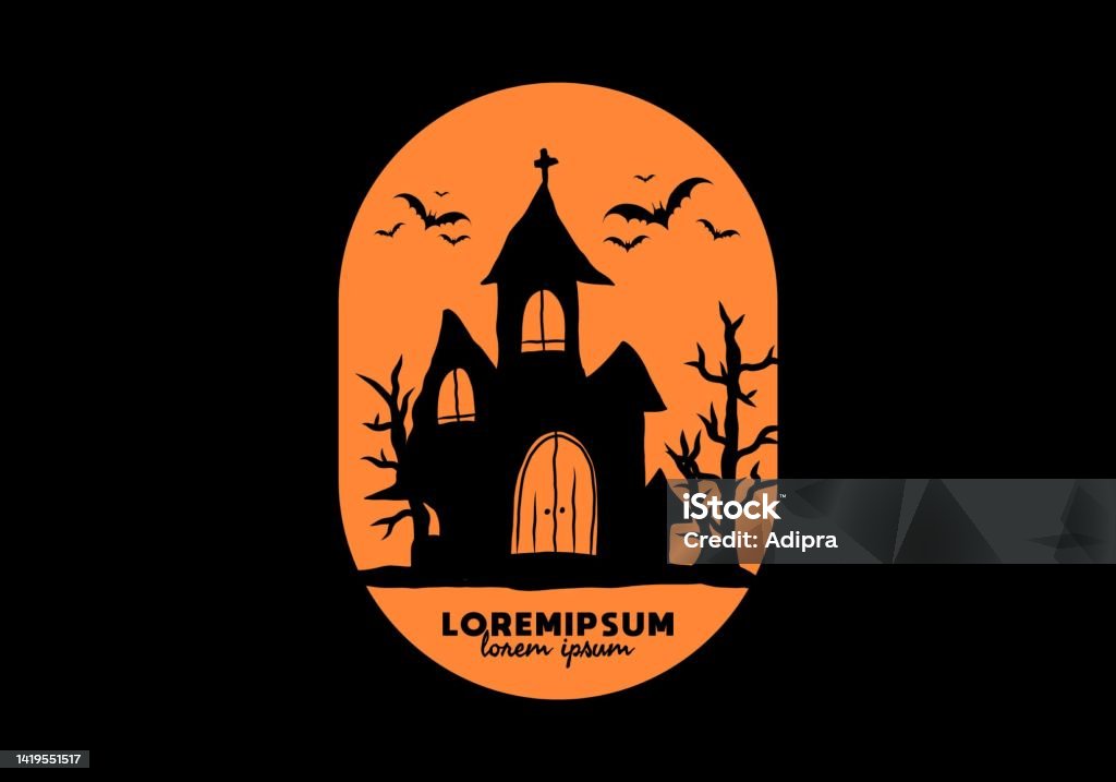 Scary Halloween Stuff Illustration Design Stock Illustration Download