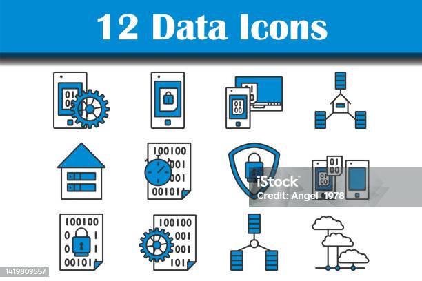 Data Icon Set Stock Illustration - Download Image Now - Business ... Data Icon Set Stock Illustration - Download Image Now - Business ...