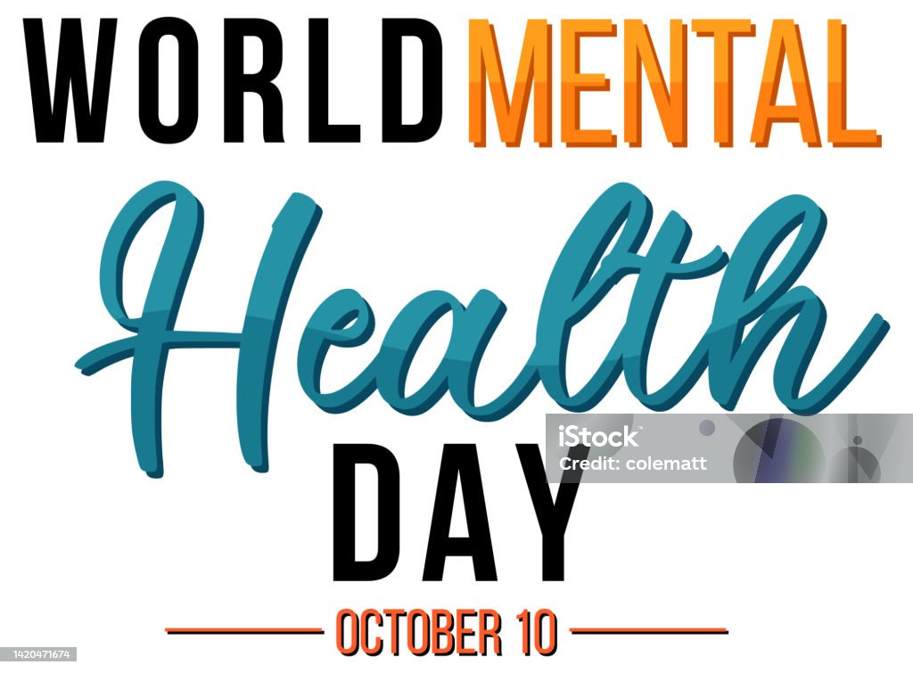 Poster Design For World Mental Health Day Stock Illustration Download