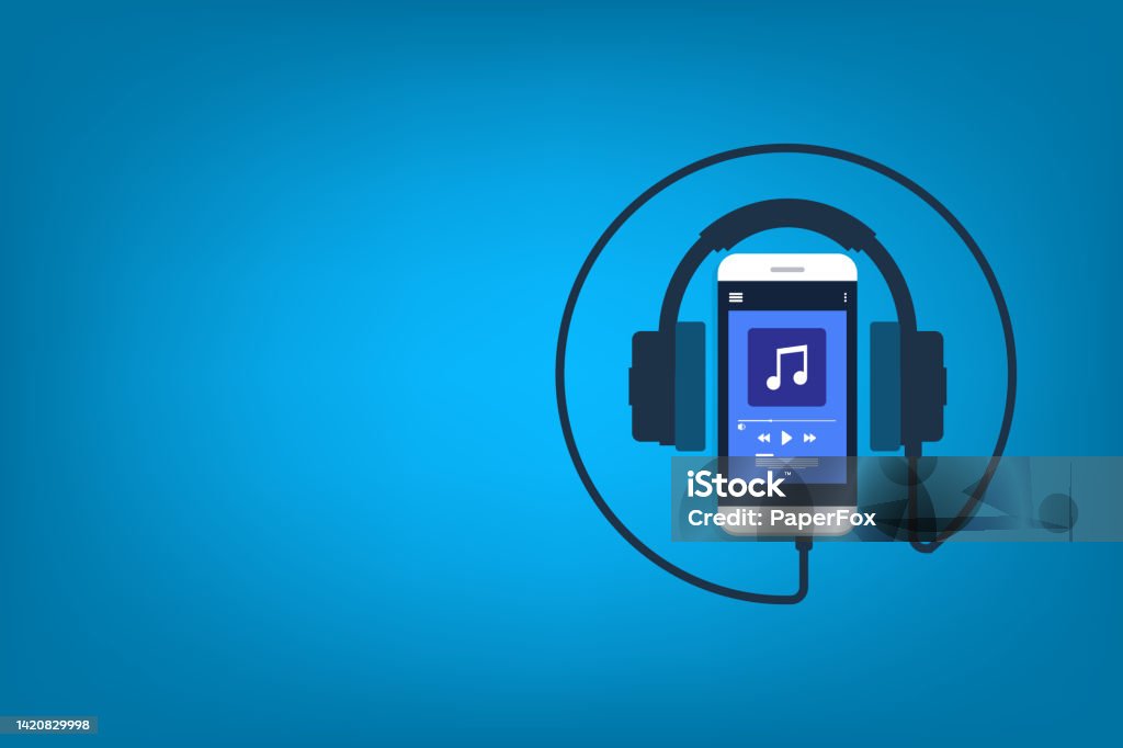 Media Player Mobile Music Player Vector Icon Illustration Flat Design ... Media Player Mobile Music Player Vector Icon Illustration Flat Design ...