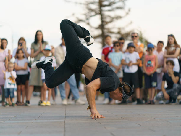 Free Stock Photo of Breakdancer performing on the city street ...