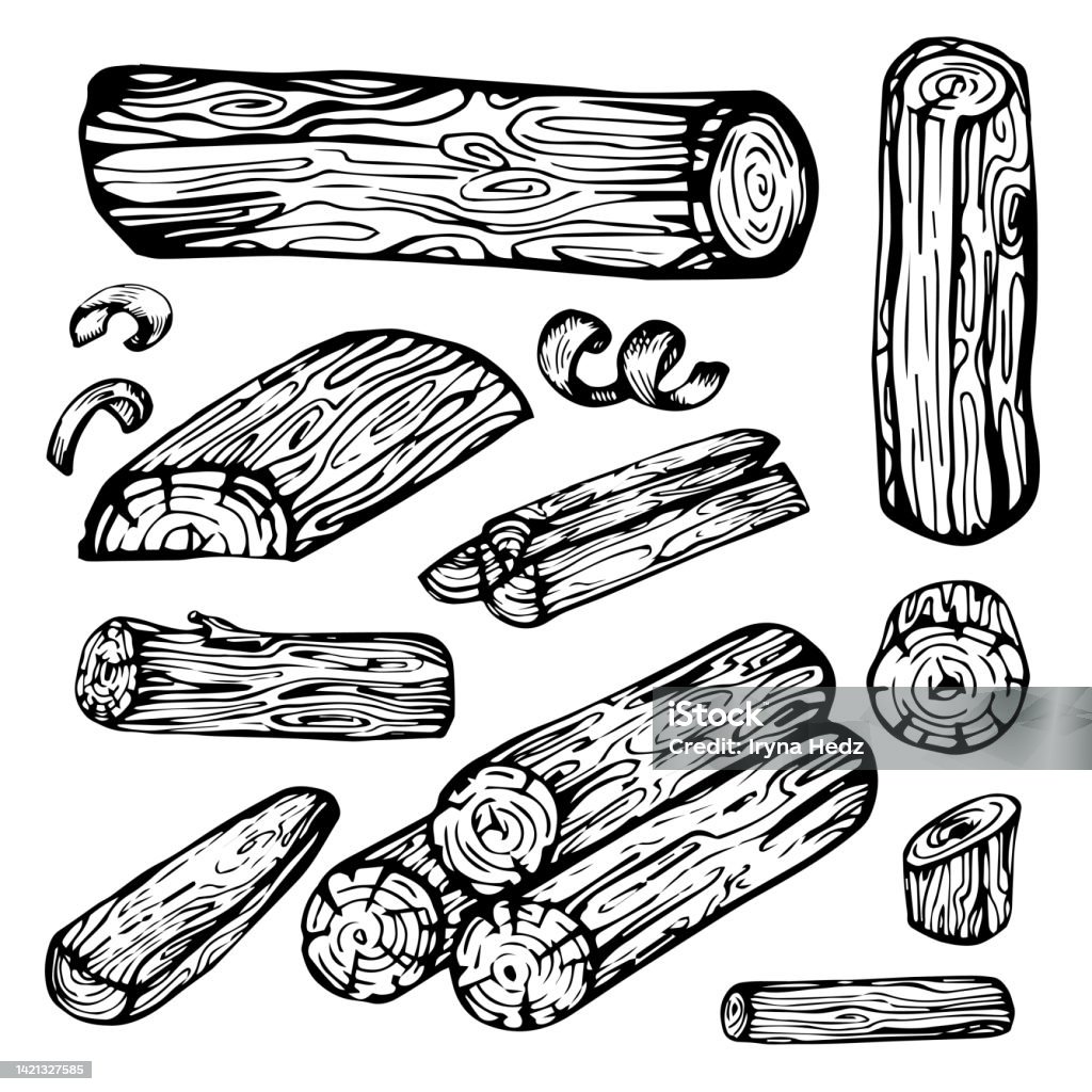Set Kayu Papan Dan Kayu Gelondongan Kayu Dan Potongan Kayu Bakar Dalam ... Set Kayu Papan Dan Kayu Gelondongan Kayu Dan Potongan Kayu Bakar Dalam ...