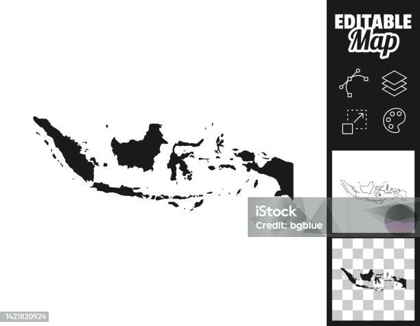 Indonesia Maps For Design Easily Editable Stock Illustration Download