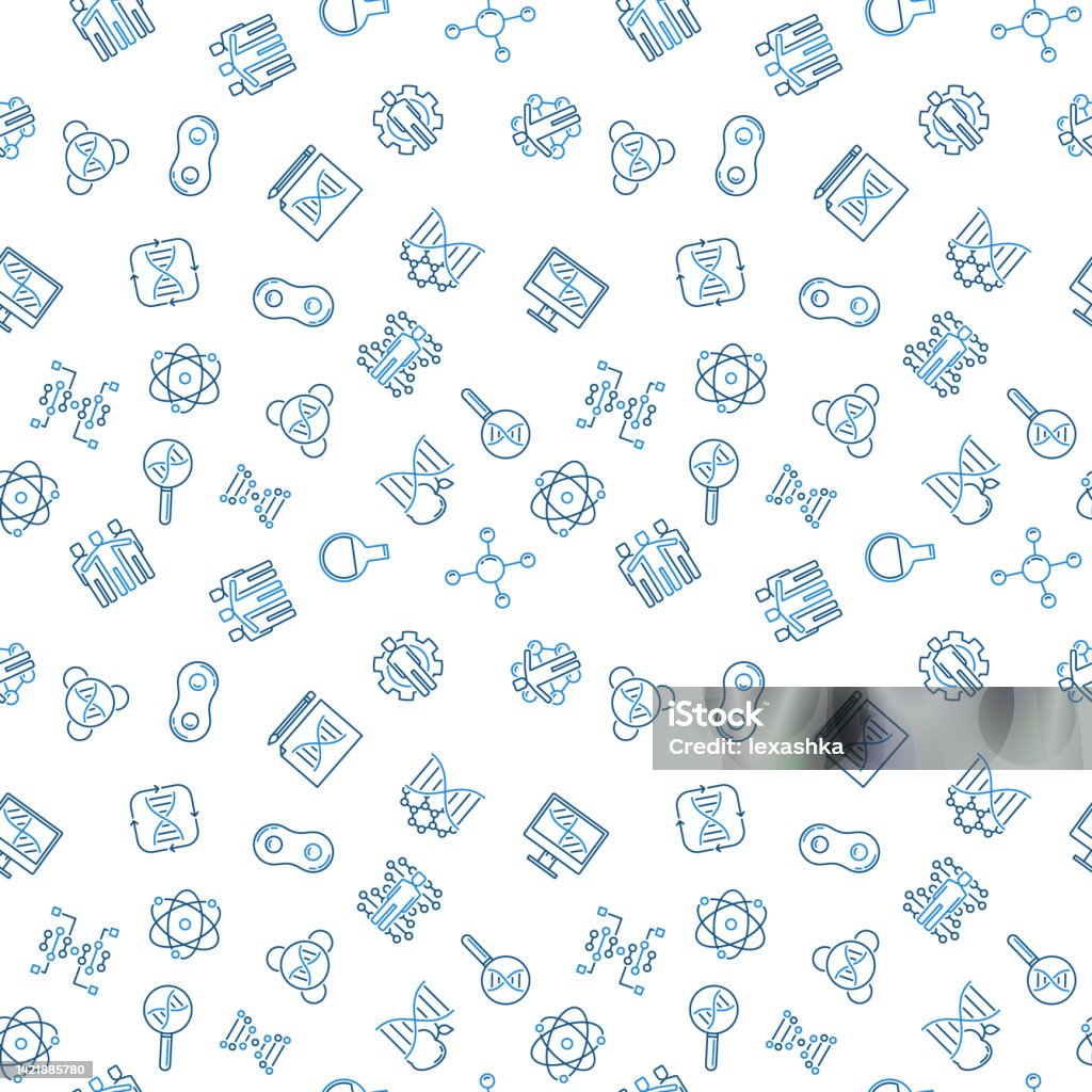 Vector Cloning Outline Simple Seamless Pattern Stock Illustration ... Vector Cloning Outline Simple Seamless Pattern Stock Illustration ...
