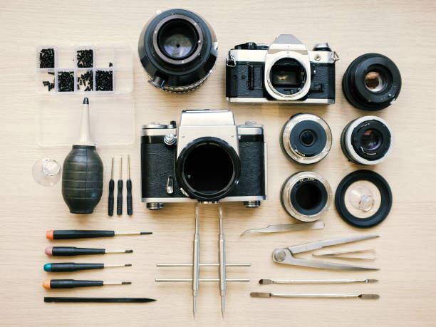 Free Stock Photo of Travel essentials flat lay with camera | Download ...
