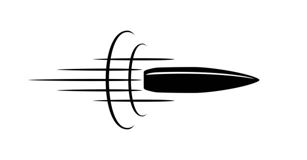 Flying Bullet Vector Flying Bullet Vector
