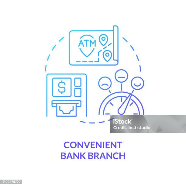Ilustración de Conveniente Icono De Concepto De Gradiente Azul De ... Ilustración de Conveniente Icono De Concepto De Gradiente Azul De ...