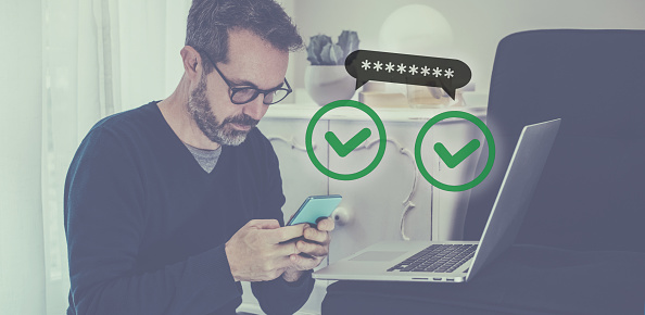 Two Factor Authentication Ensure Protection Identification Concept