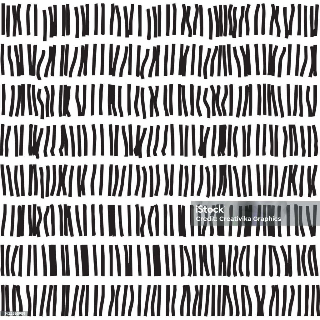 Abstract Dashes Seamless Pattern Stock Illustration Download Image