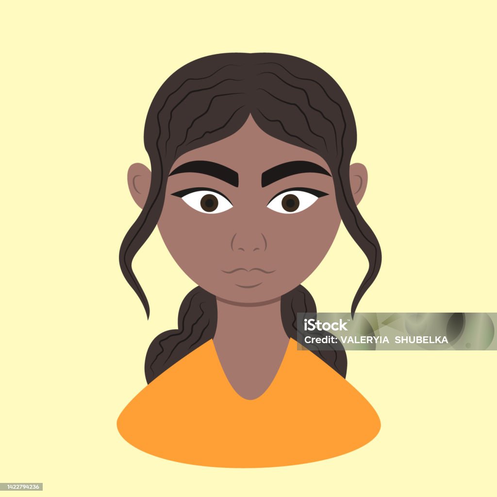Kartun Potret Ras Wanita Yang Berbeda Gadis Afrika Cantik Dengan Rambut ... Kartun Potret Ras Wanita Yang Berbeda Gadis Afrika Cantik Dengan Rambut ...