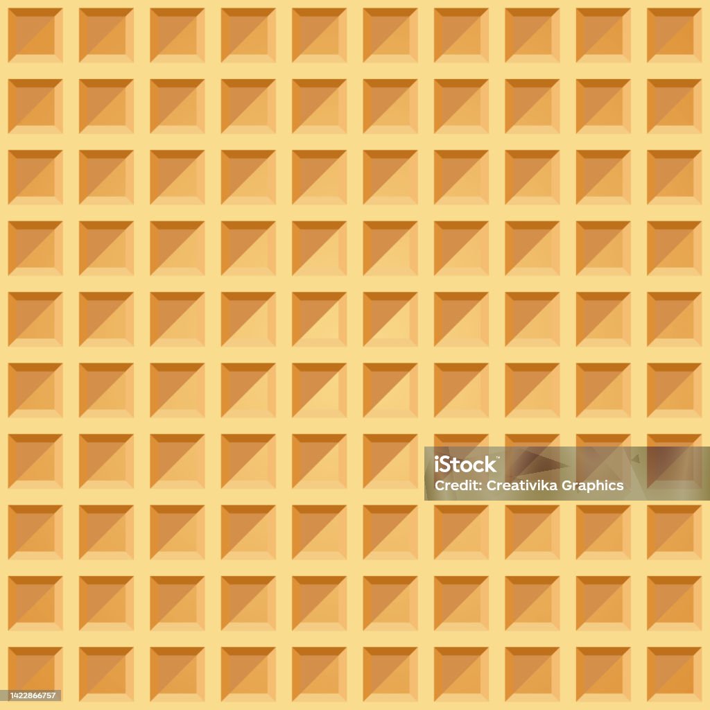 Waffle Seamless Pattern Stock Illustration Download Image Now