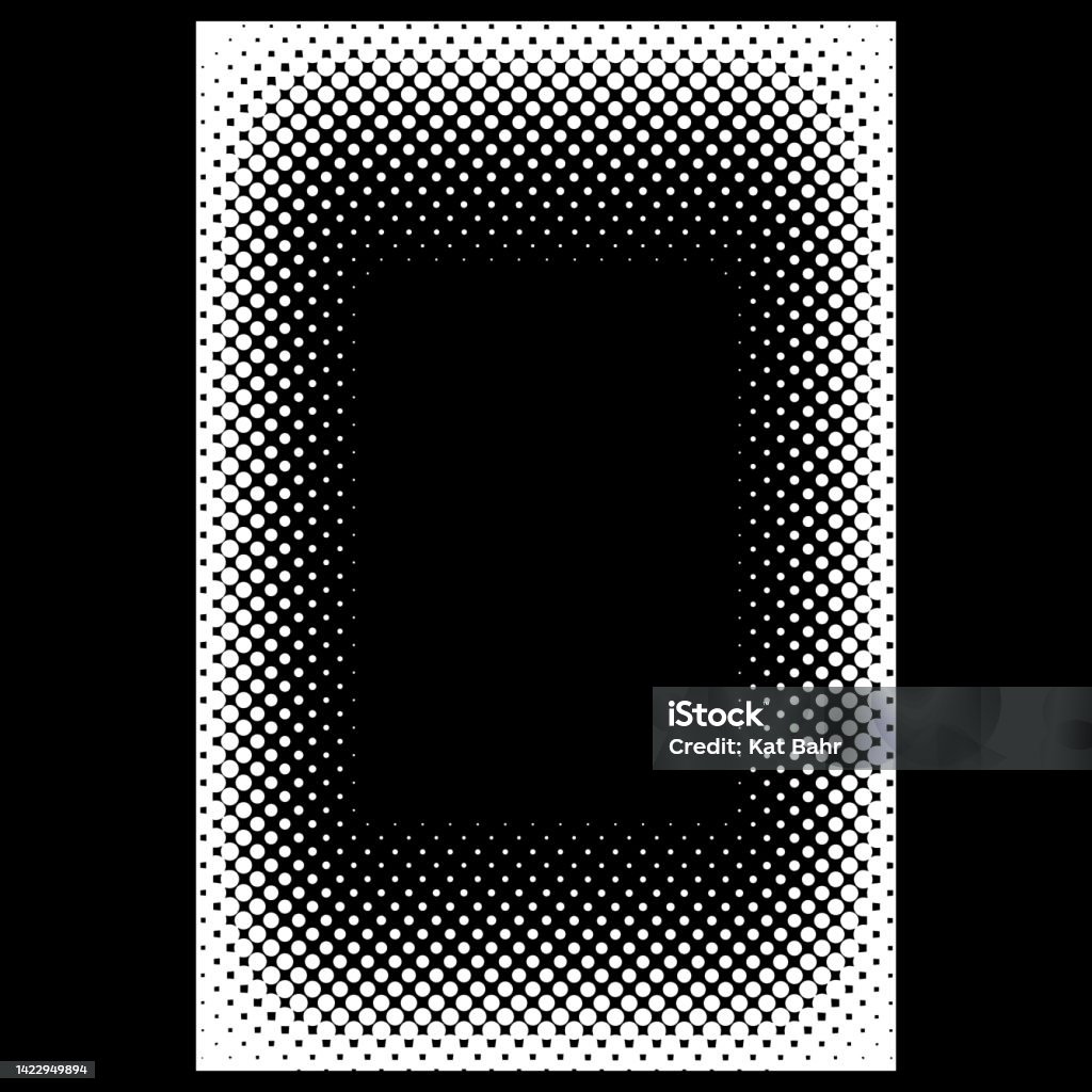 Halftone Frame In Dots Fade Gradient Stock Illustration - Download ... Halftone Frame In Dots Fade Gradient Stock Illustration - Download ...