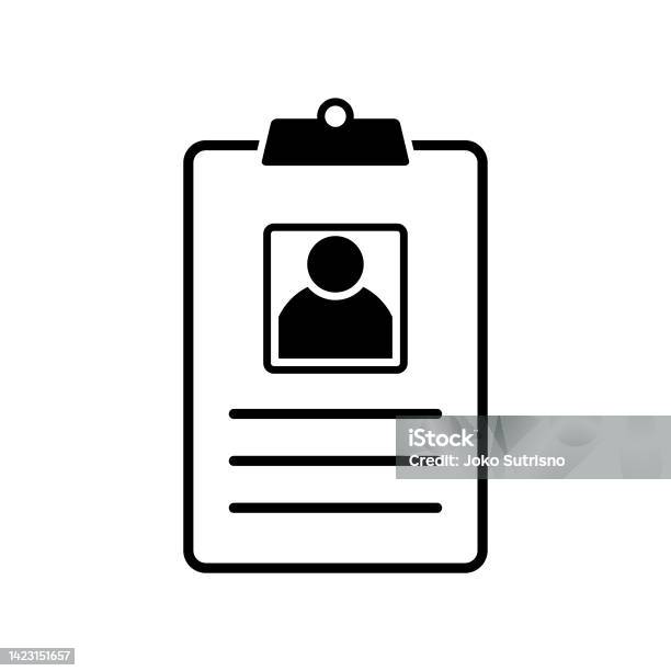 Icône De La Carte Didentification De Lutilisateur Vecteurs Libres De