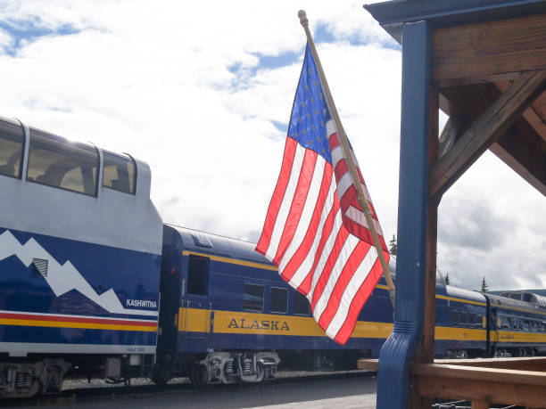 Free Stock Photo of American Flag on Side of Train | Download Free ...