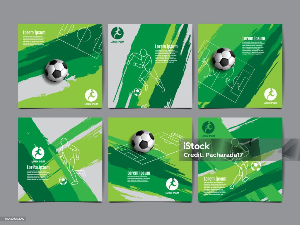 Desain Template Sepak Bola Spanduk Sepak Bola Desain Tata Letak