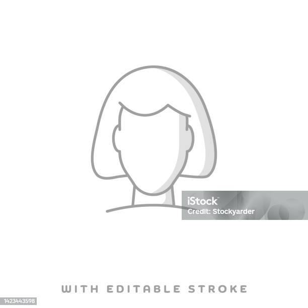 Icône De Ligne De Concept Danalyse De Profil Avec Ombre Lillustration