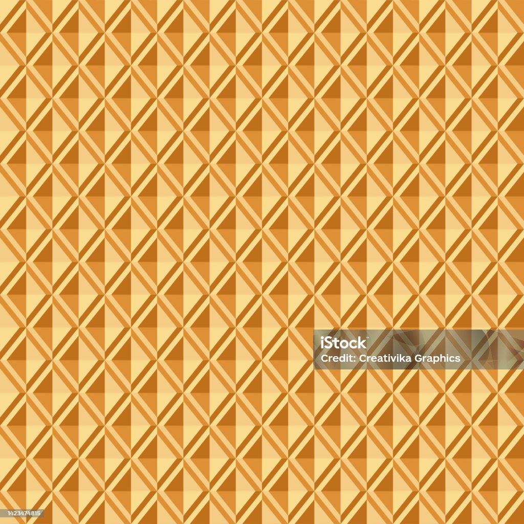 Waffle Seamless Pattern Stock Illustration Download Image Now
