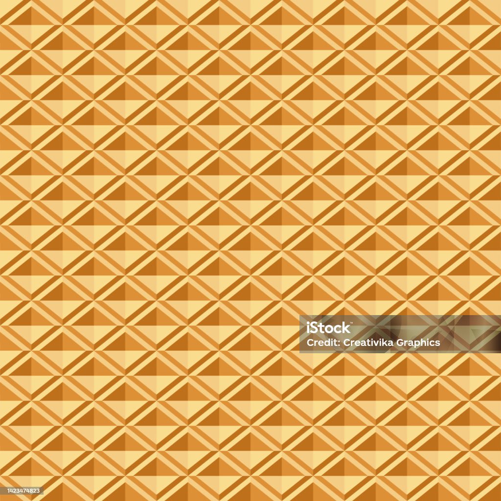 Waffle Seamless Pattern Stock Illustration Download Image Now