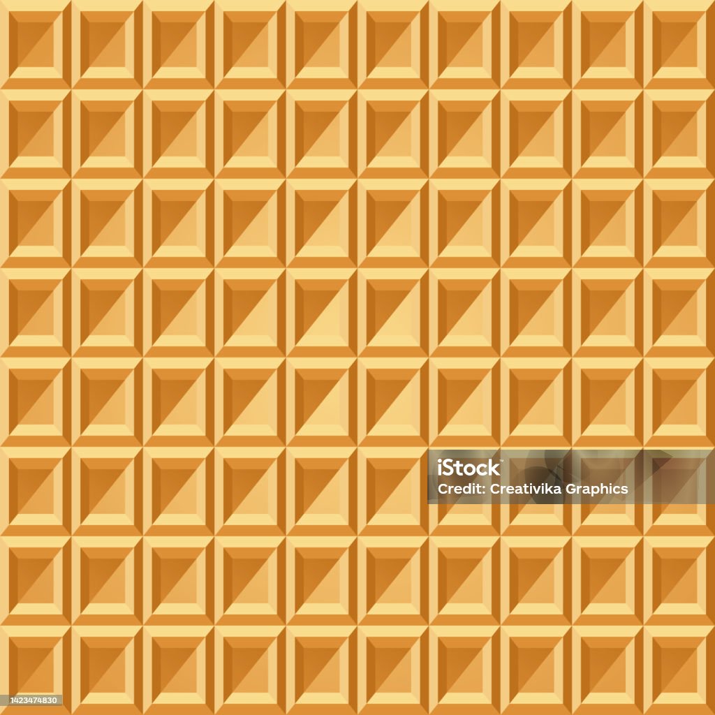 Waffle Seamless Pattern Stock Illustration Download Image Now