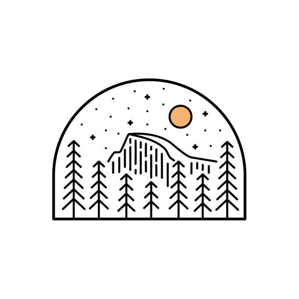 50 Yosemite National Park And Wildlife Stock Illustrations Royalty