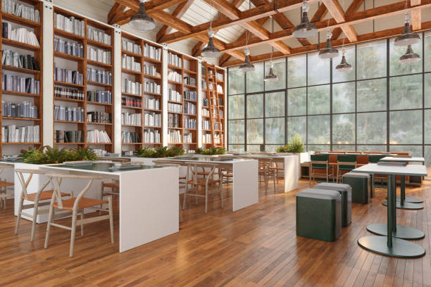 Free picture: indoors, modern, library, structure, architecture, shelf ...