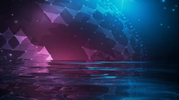 410 3d Illustration Of Binary Digital Code Abstract Background Stock