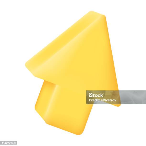 Pointeur De Flèche Jaune Curseur De La Souris Illustration Vectorielle ... Pointeur De Flèche Jaune Curseur De La Souris Illustration Vectorielle ...