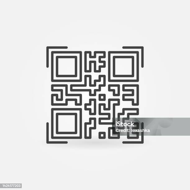 Quick Response Code Linear Icon Qr Vector Outline Sign Stock ... Quick Response Code Linear Icon Qr Vector Outline Sign Stock ...