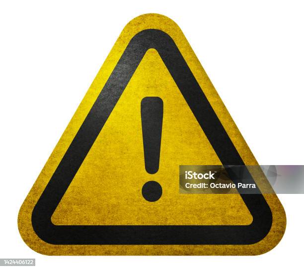 Photo Libre De Droit De Symbole De Danger De Danger Texture Rustique