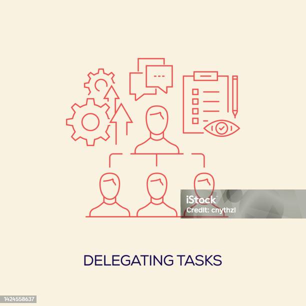 Delegating Tasks Related Vector Conceptual Illustration Stock ... Delegating Tasks Related Vector Conceptual Illustration Stock ...