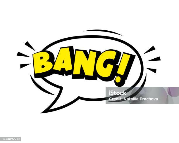 Bang Ikon Gelembung Ucapan Komik Dengan Awan Sinar Ilustrasi Kartun ... Bang Ikon Gelembung Ucapan Komik Dengan Awan Sinar Ilustrasi Kartun ...
