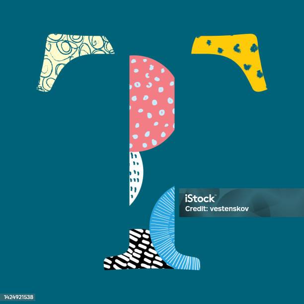 Dessin Desquisse Motif Doodle Alphabets Vectoriels À Empattement